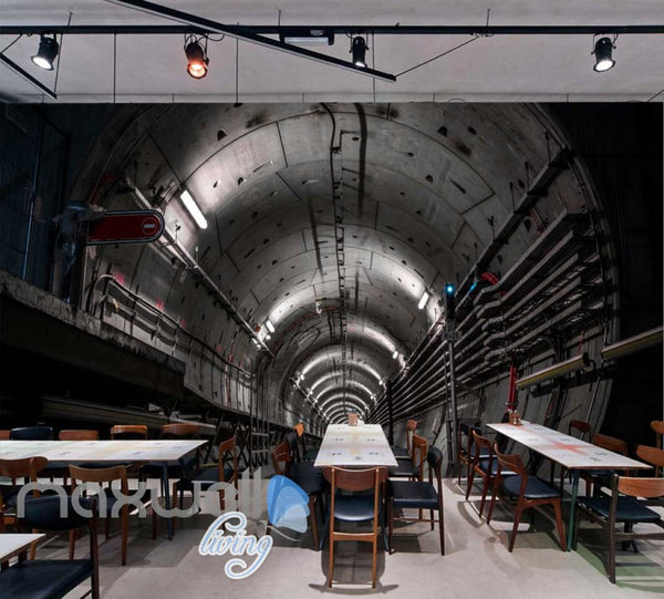 Photograph Underground Tunnel Art Wall Murals Wallpaper Decals Prints ...