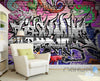 3D Graffiti Letters Monster Wall Mural Paper Art Print Decals Decor Wa ...