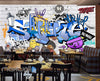 3D Graffiti Bizarre Letters Wall Murals Wallpaper Wall Art Decals Deco ...