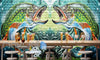 3D Graffiti Giant Eels Water Street Art Wall Murals Wallpaper Decals P ...