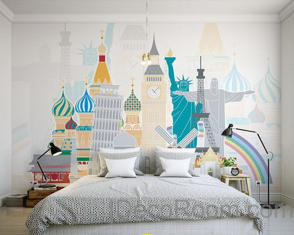 Wolrd Famous Sign Wallpaper Wall Decals Wall Art Print Wall Mural Home ...